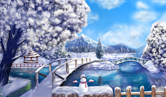 Winter Scenery - ibisPaint