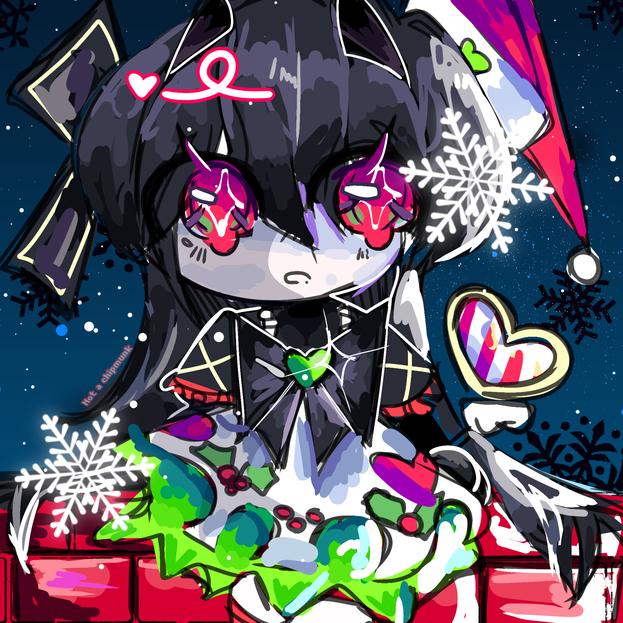 tomorrow is Christmas (^^) - ibisPaint