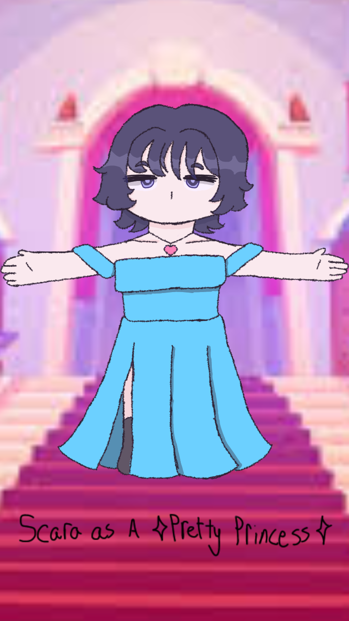 Scara as a pretty princess - ibisPaint