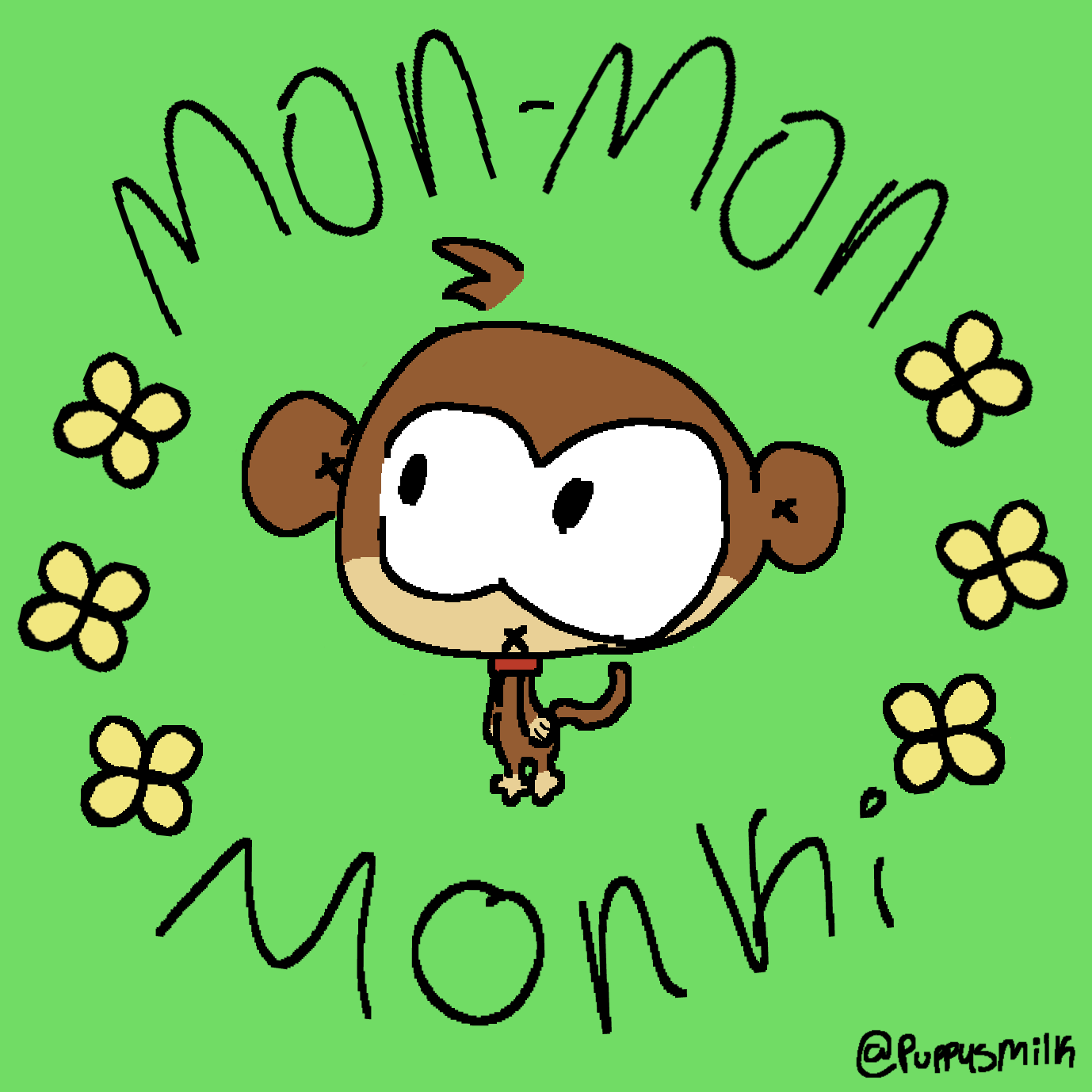 mon-mon monki - ibisPaint