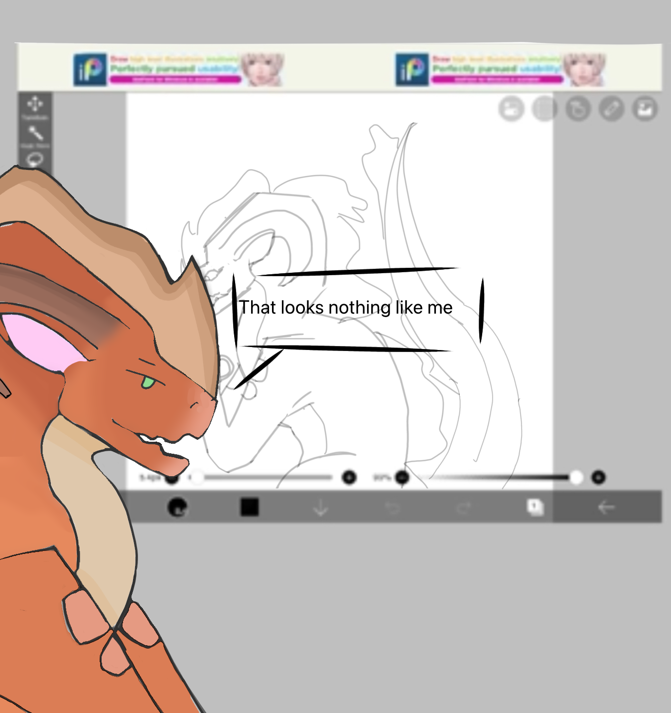 “That looks nothing like me” - ibisPaint