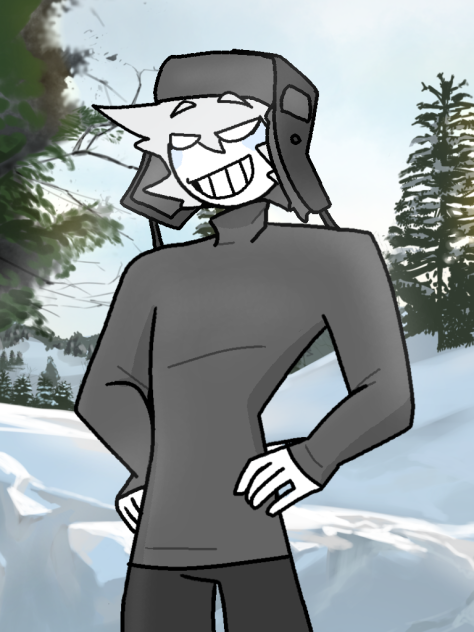 a guy with hat - ibisPaint