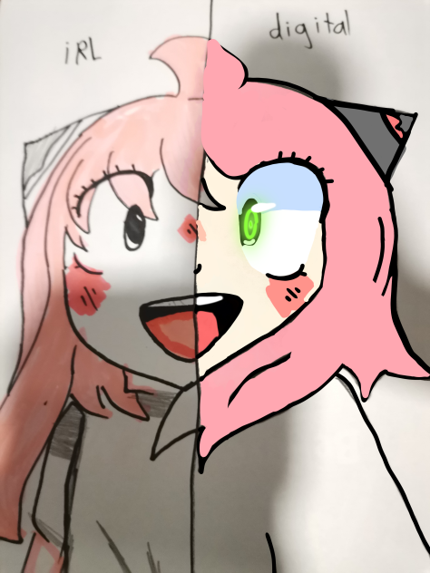 digital art vs irl - ibisPaint