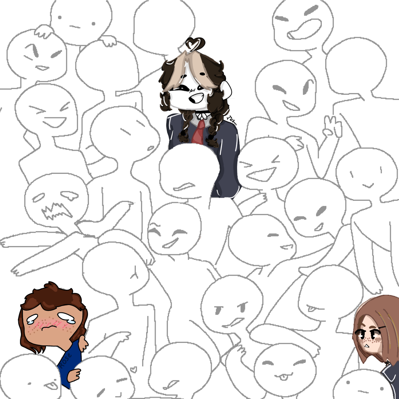 High school colab - ibisPaint