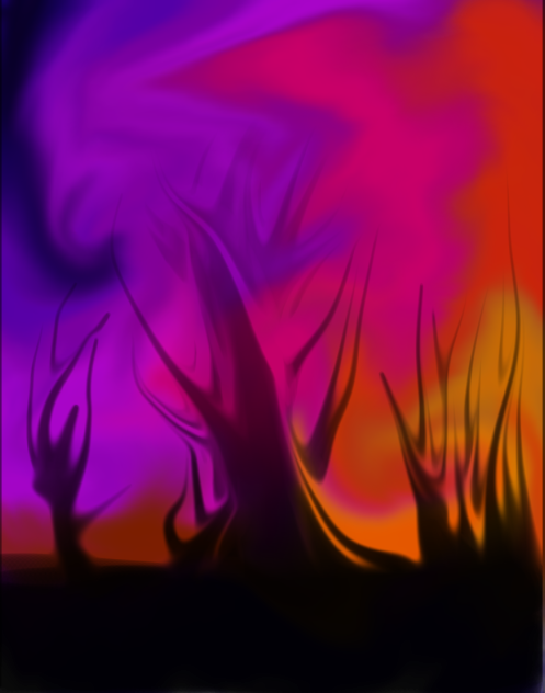 The Nightfall Trees - ibisPaint