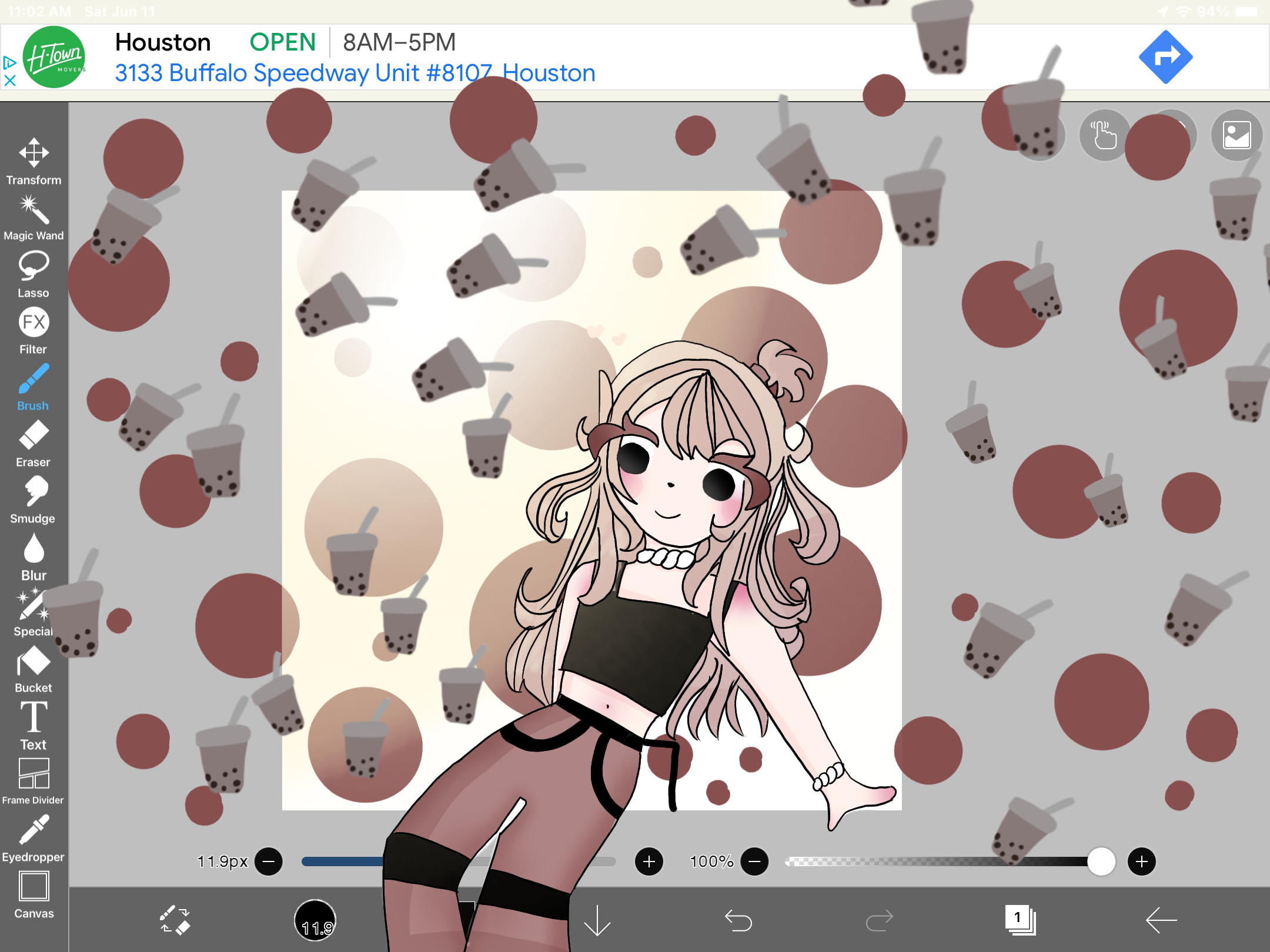 Boba girl - ibisPaint