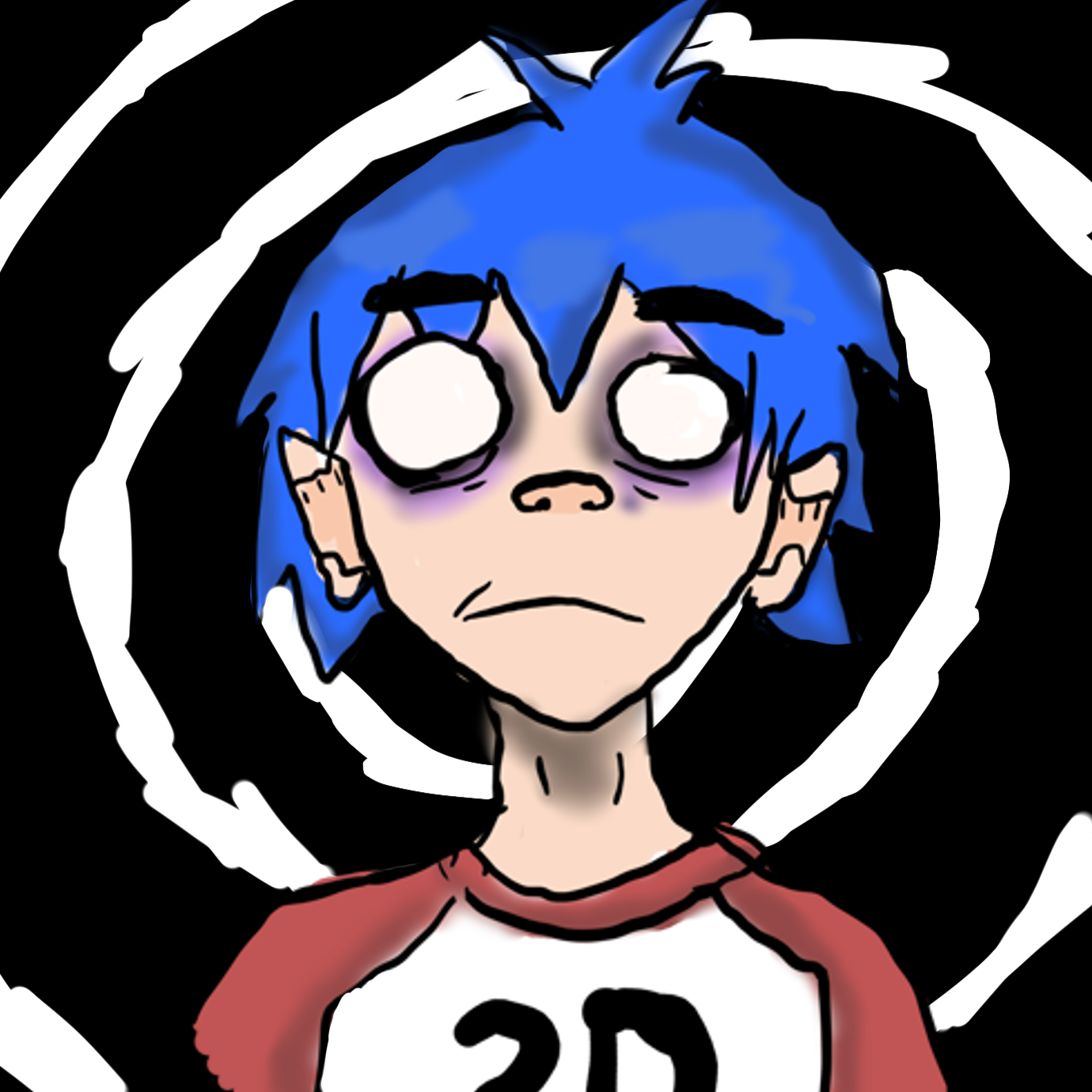 2D from Gorillaz - ibisPaint