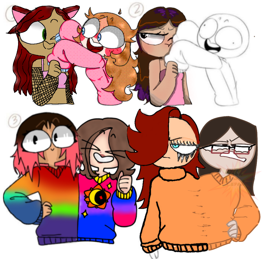 Sweater collab with @MHA _Luvah - ibisPaint