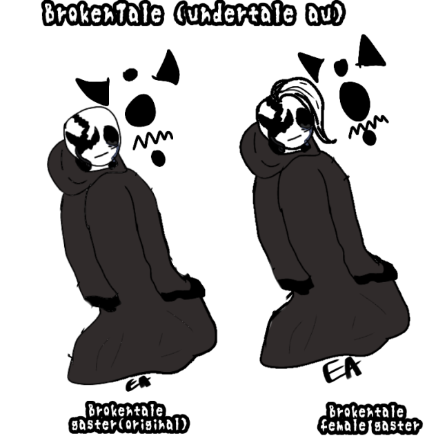 Brokentale (underatle au, gaster design) - ibisPaint