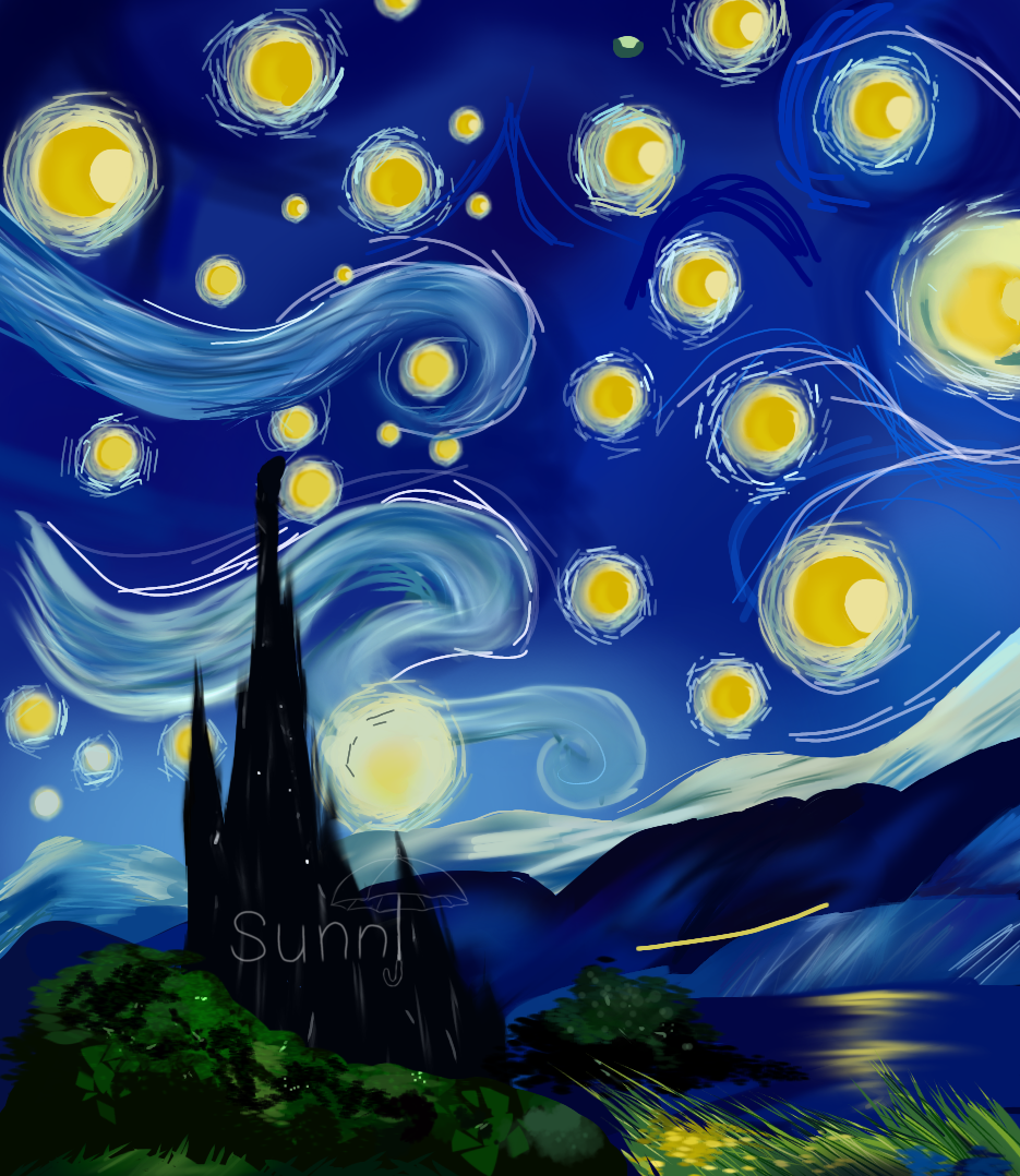 𝓼𝓽𝓪𝓻𝓻𝔂 𝓷𝓲𝓰𝓱𝓽🌠 - ibisPaint