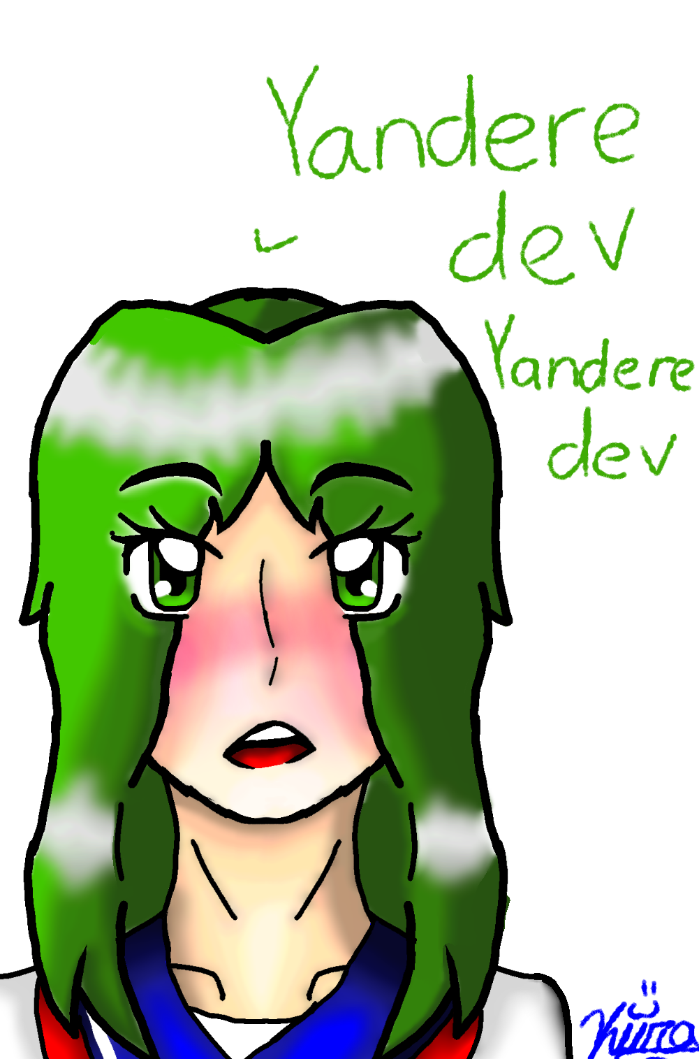 Midori Yandere Simulator speedpaint - ibisPaint
