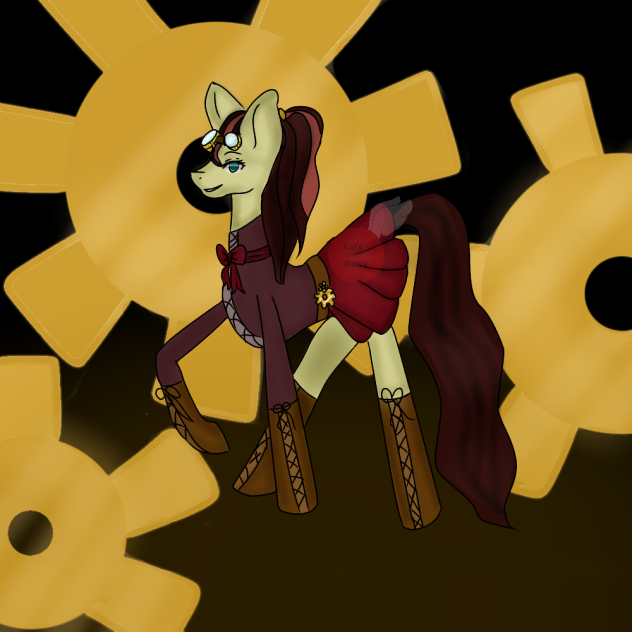 my MLP steampunk oc - ibisPaint