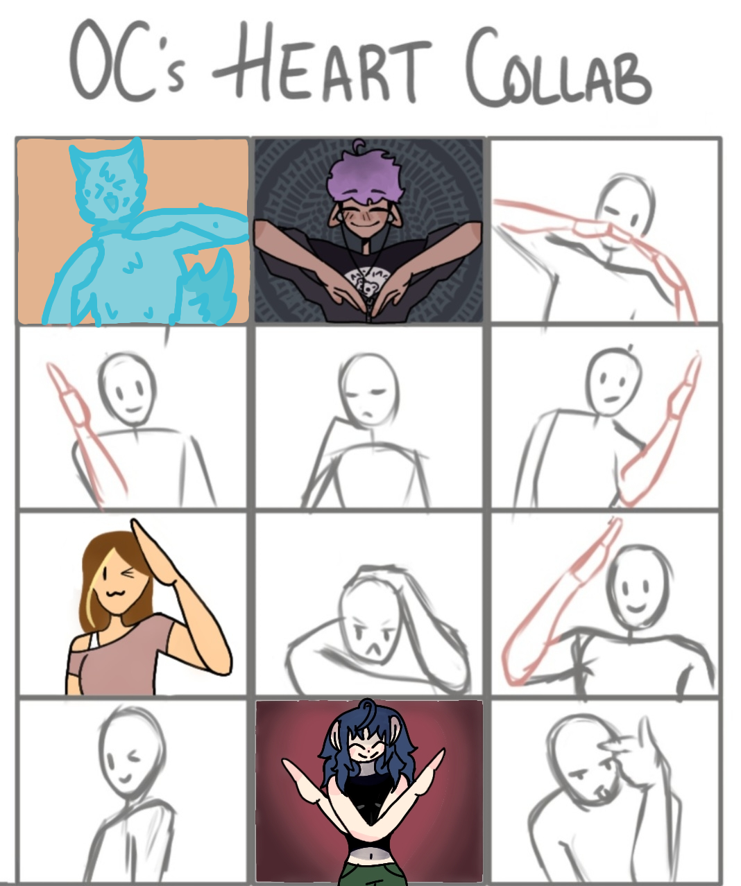 Heart collab - ibisPaint