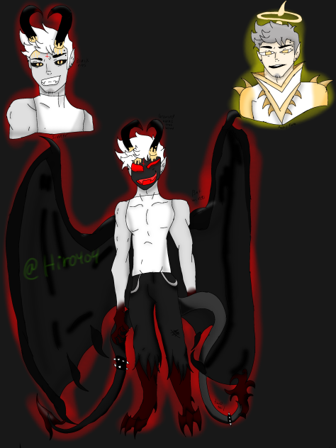 Sinner Adam, Hazbin hotel art - ibisPaint