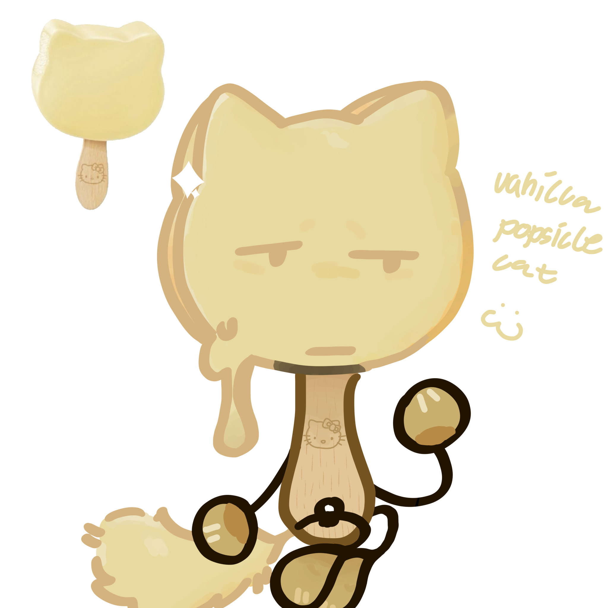 ¡VANILLA POPSICLE CAT¡ - ibisPaint