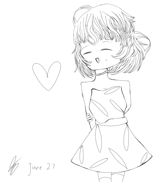 Happy Lineart - ibisPaint
