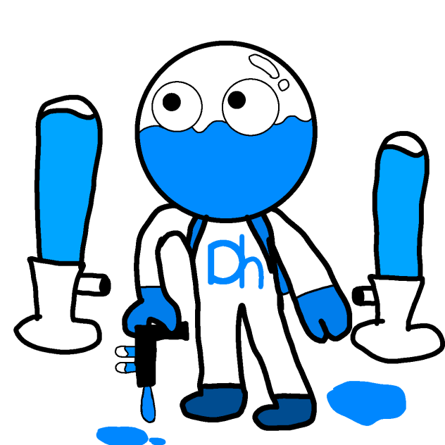 🟦dye hard character blue🟦 - ibisPaint