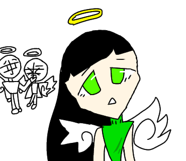 angel collab in hevan - ibisPaint
