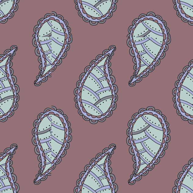 Traditional Paisley pattern 2 - ibisPaint