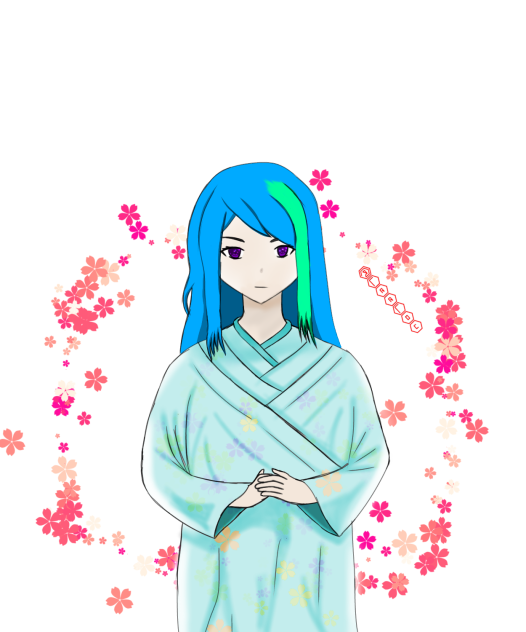 Ayako in the Flower - ibisPaint