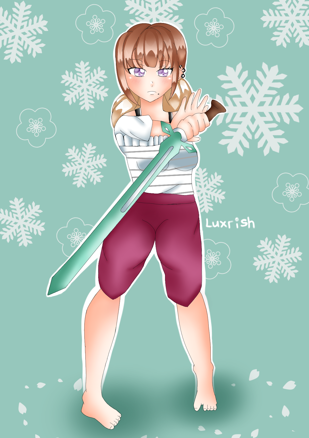 OC Salima - Anime Speedpaint - ibisPaint