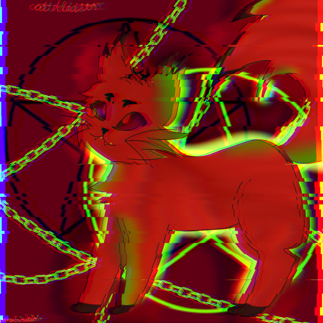 Cat alastor in my style - ibisPaint