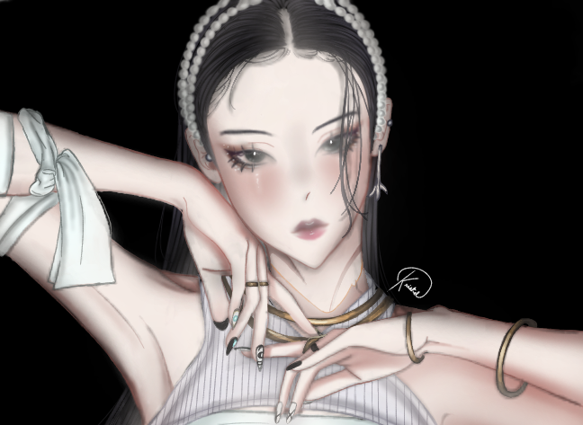 Gaze 🖤 - ibisPaint