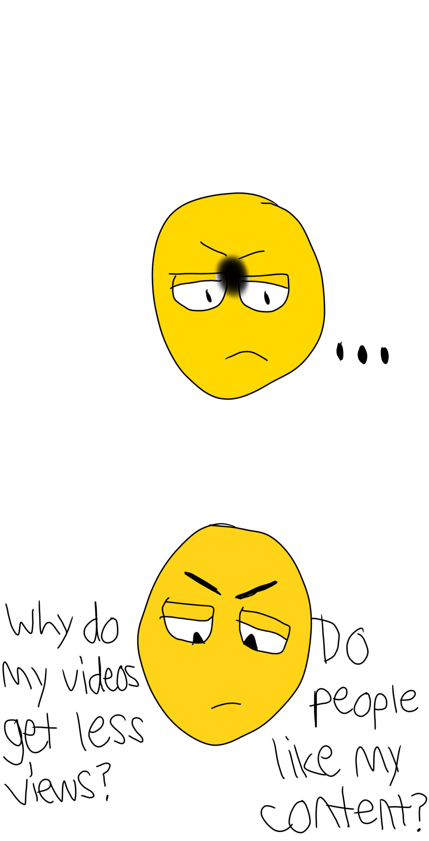 I still feel ignored cursed emoji vent - ibisPaint