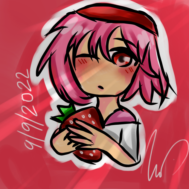 strawberry girl - ibisPaint