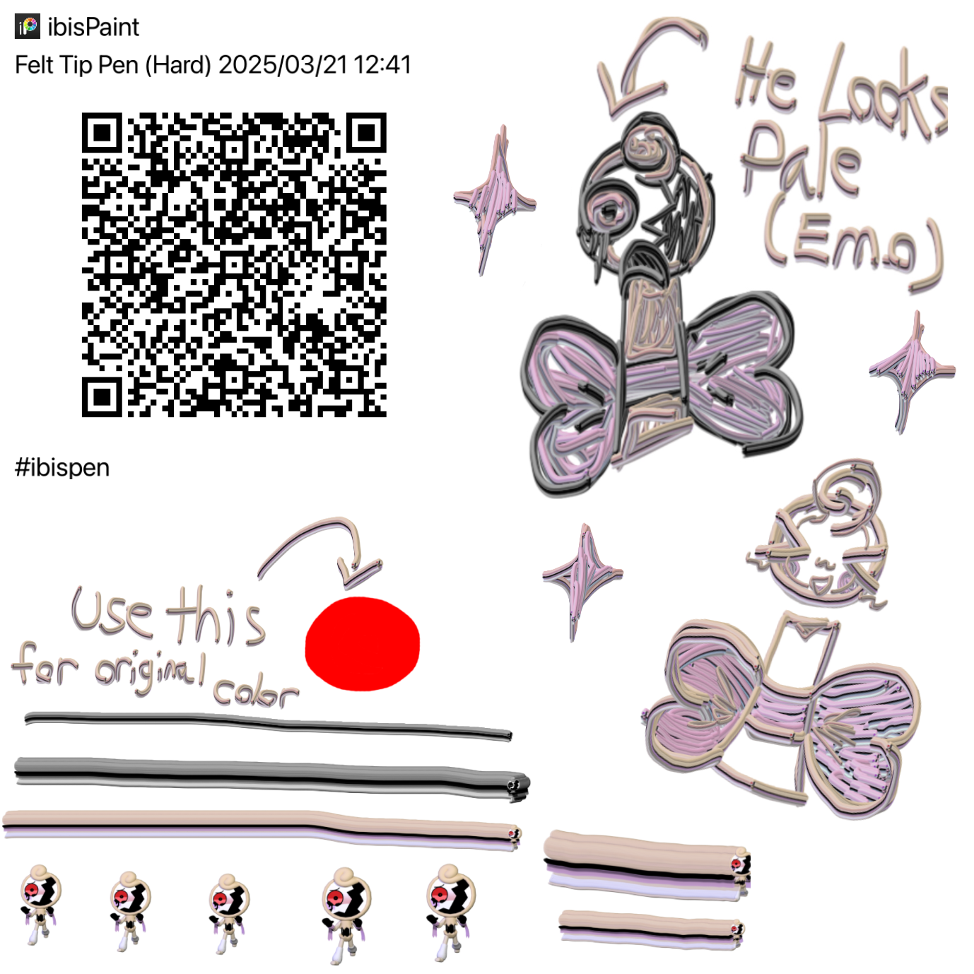 Twisted glisten brush WHAA (read desc) - ibisPaint