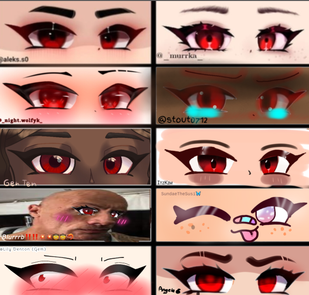 eyes collab thing- - ibisPaint