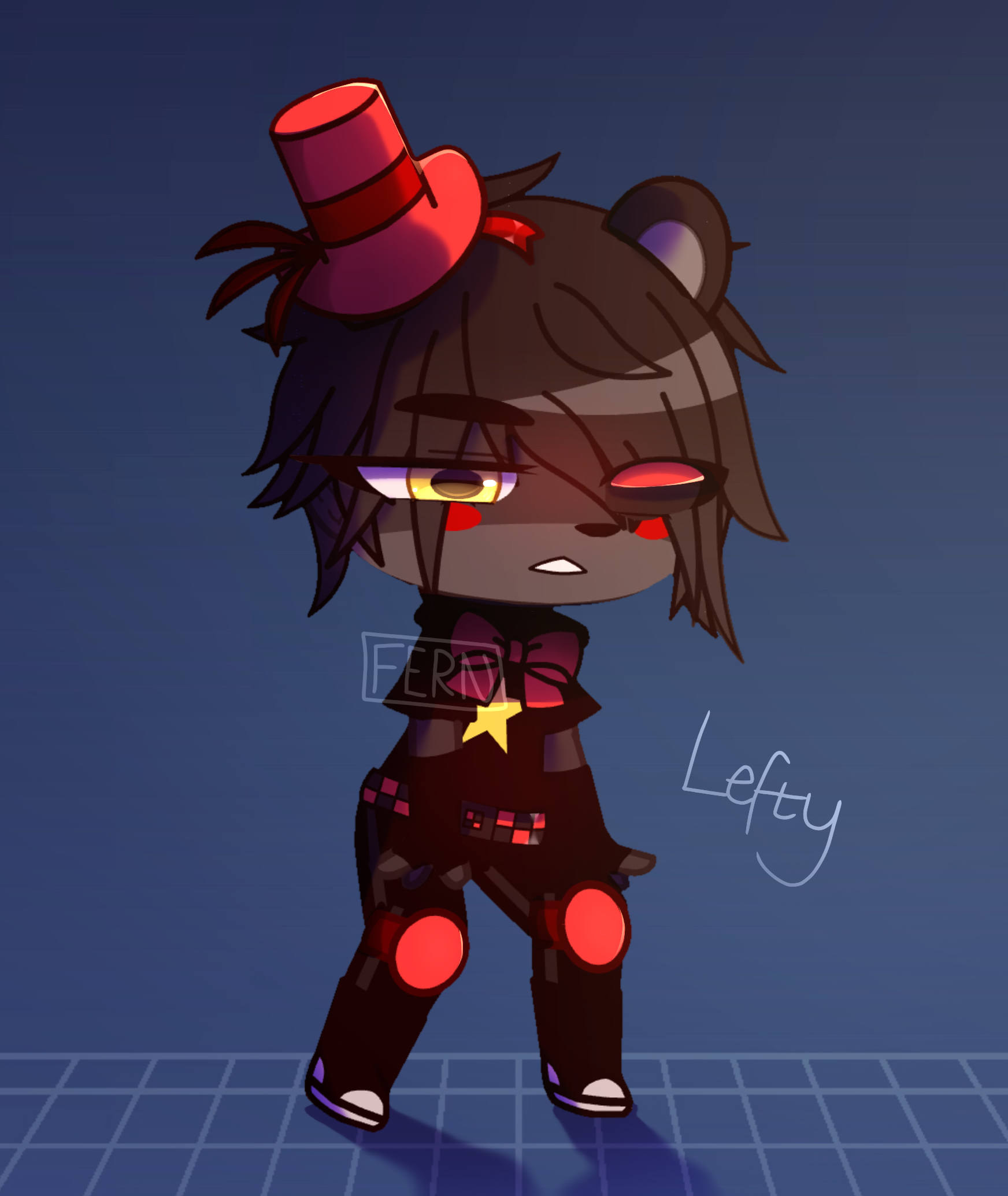 lefty gacha edit fnaf funny haha - ibisPaint
