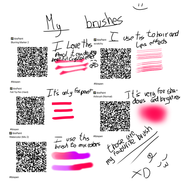 My brushes;) - ibisPaint
