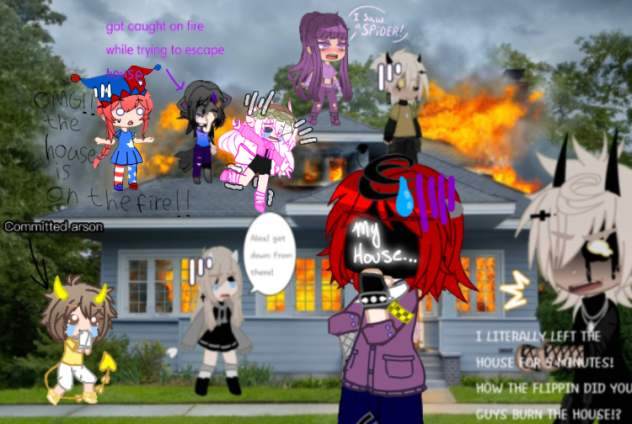 On fire house collab - ibisPaint