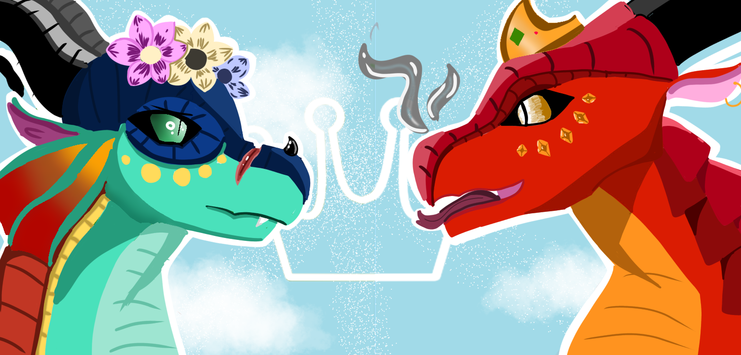 Wings of Fire Fanart (lineless) - ibisPaint