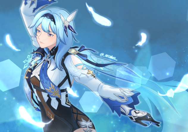 Genshin Impact Eula - ibisPaint