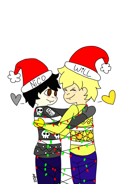 All Tangled Up-A Very Solangelo X-Mas - ibisPaint