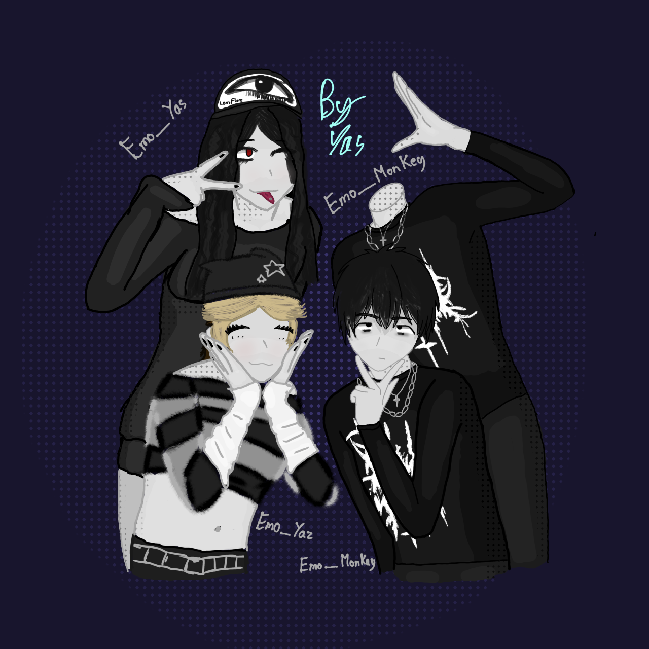 Irresponsible emos xd - ibisPaint