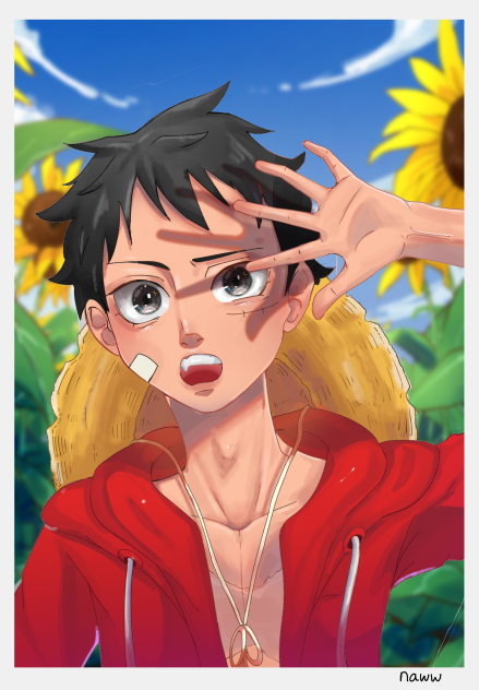 Fanart Luffy - ibisPaint