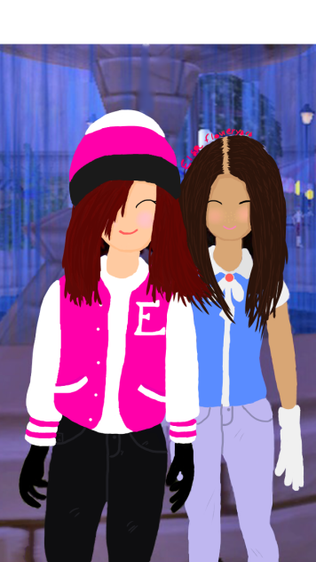 Em and Sa - ibisPaint