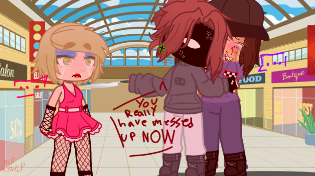 Noah aka ennard and Michael meet a Karen - ibisPaint