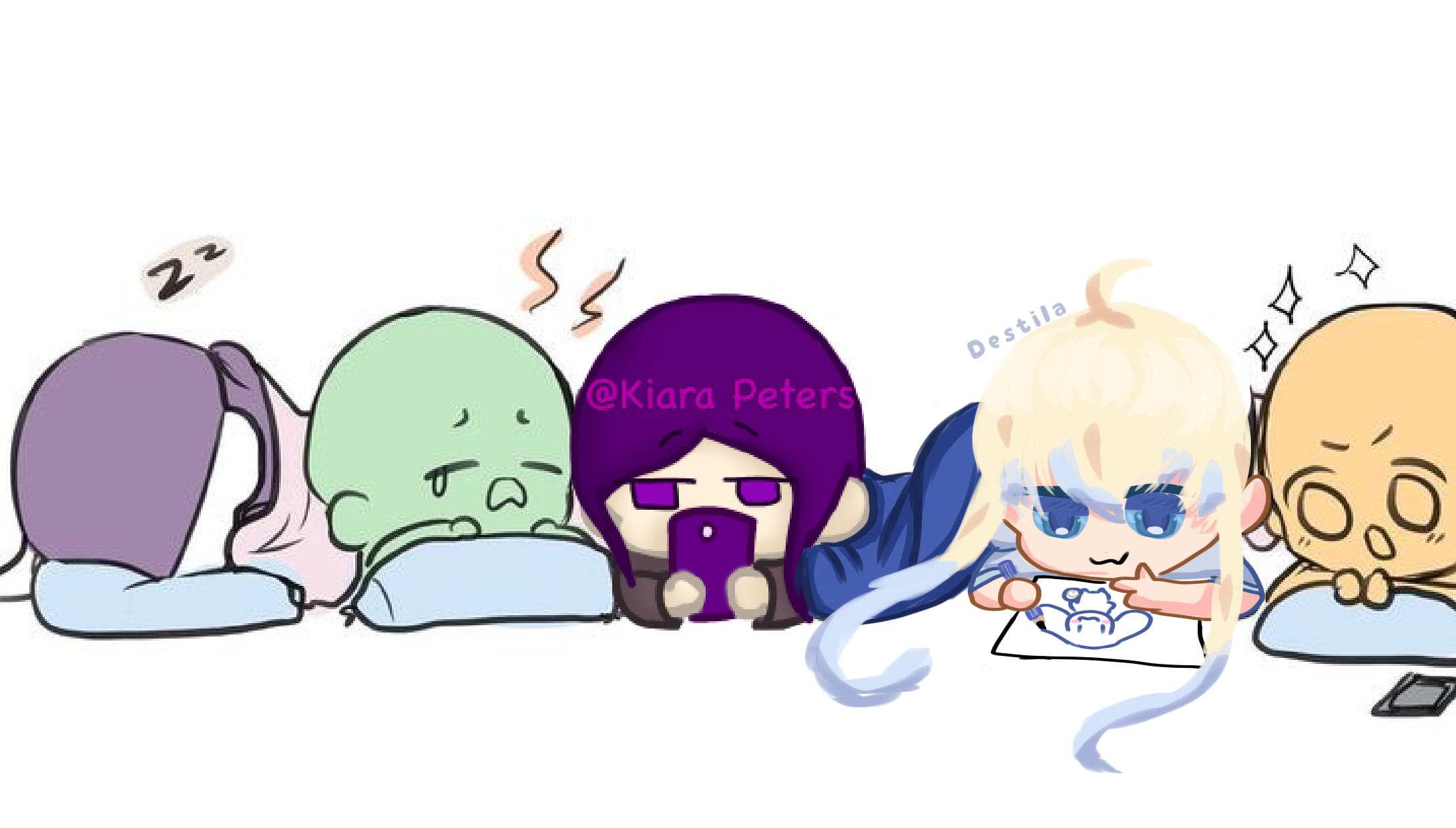 Sleepy eepy collab - ibisPaint