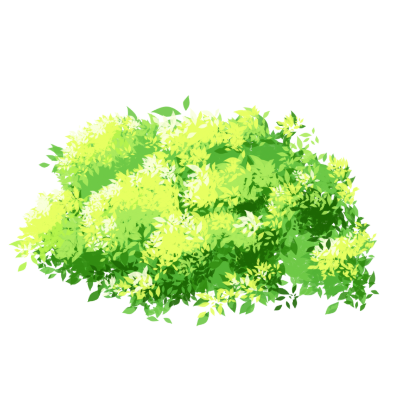 Hedge plants 01 Material - ibisPaint