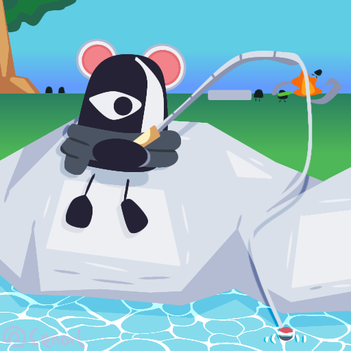 fishing sunkern - ibisPaint