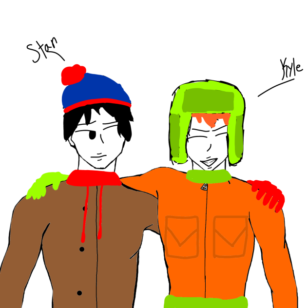 stan nd kyle fanart - ibisPaint