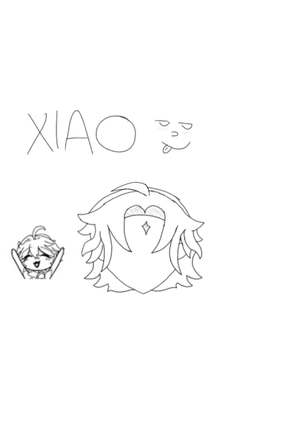 First time drawing Xiao,BAD - ibisPaint