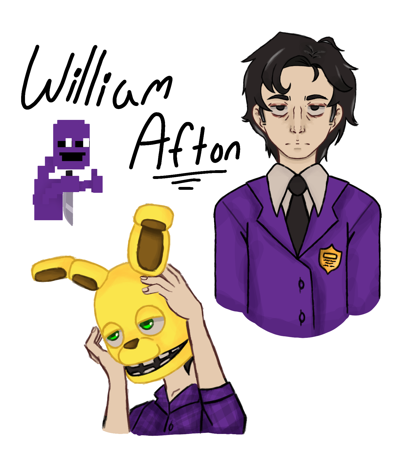 William Afton fan art - ibisPaint