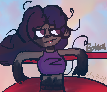 On a Ferris wheel with my oc pt1 - ibisPaint