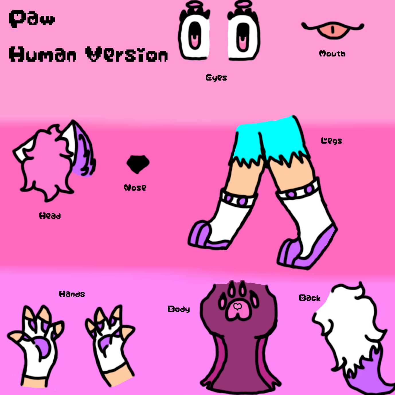 Character Reference - Paw - ibisPaint