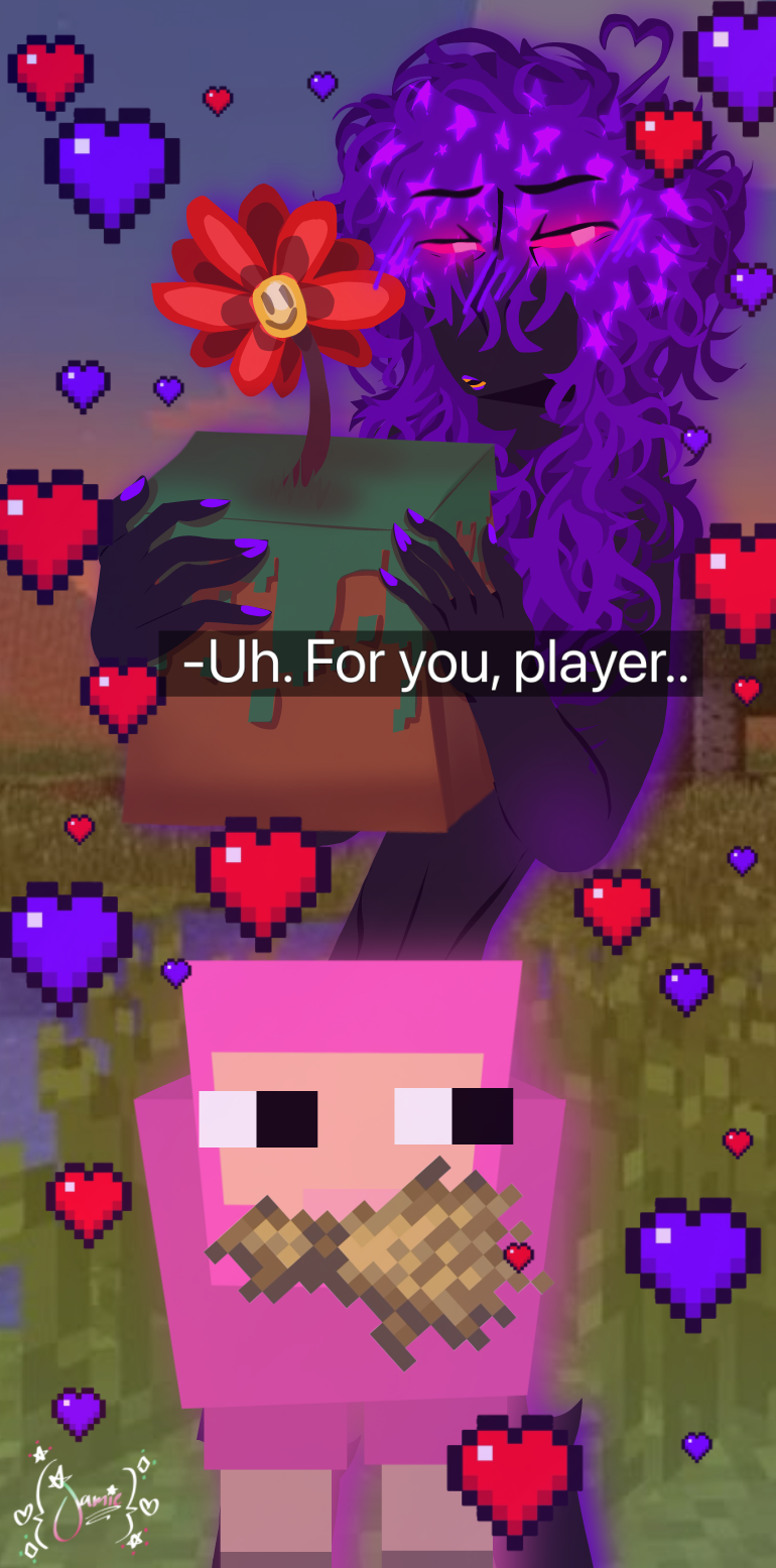 Minecraft Enderman!! - ibisPaint